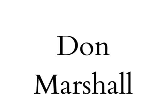 DON MARSHALL 唐·马歇尔